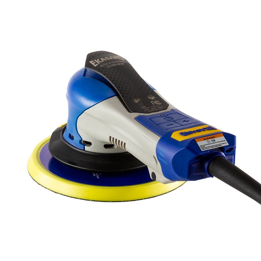 Ekasand E Series 6 Inch Electric Sander Non Vacuum Vacuum Hook Face 3 16 Orbit UNEEDA